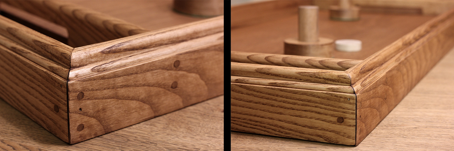 Air hockey en bois : table à glisser artisanale un jouet 100 % en bois